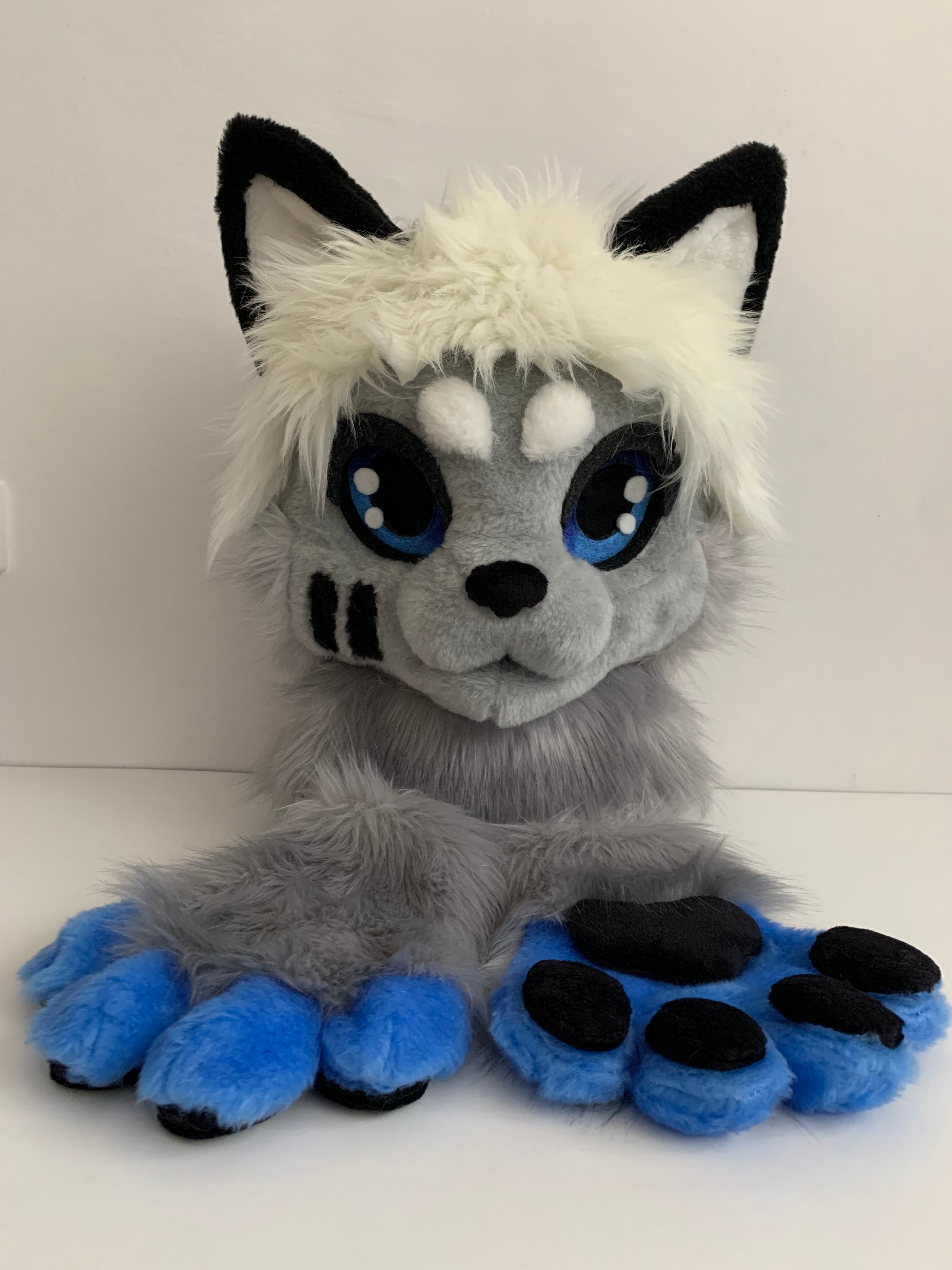 Grey kemono cat fursuit for sale - Oneandonlycostumes – oneandonlycostumes