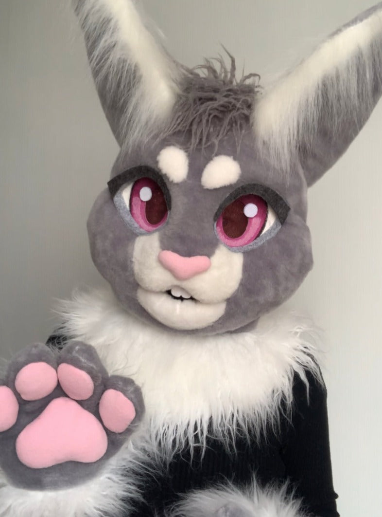 Rabbit fursuit head for sale - Oneandonlycostumes – oneandonlycostumes